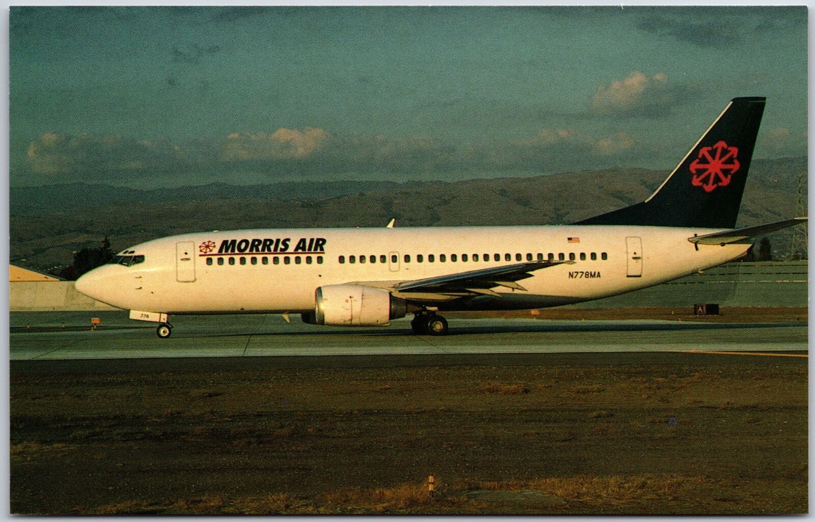 Airplane Morris Air Boeing B-737-3G7 N778MA MSN 237875 Aircraft ...