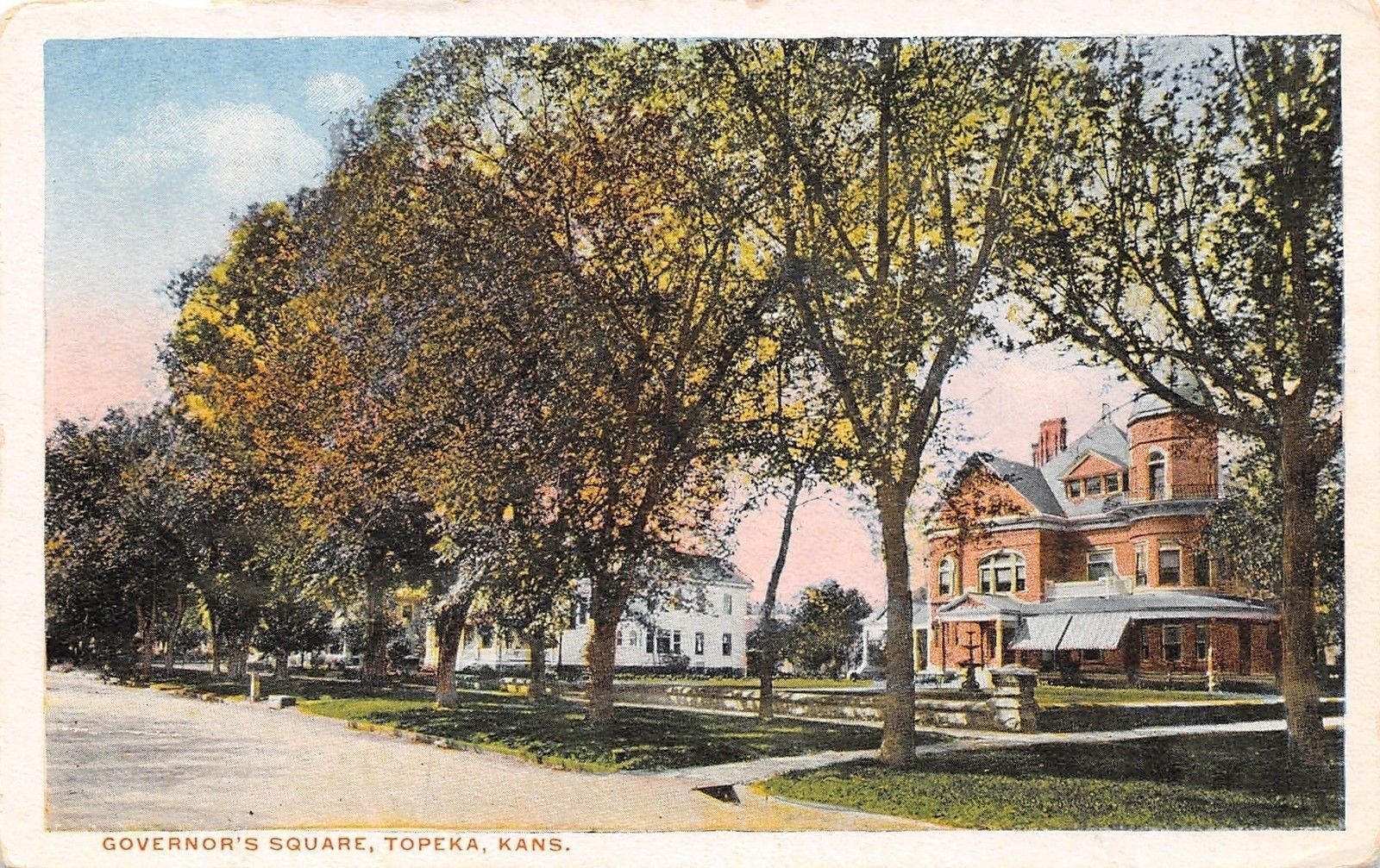 Topeka Kansas~Governor's Square Homes~Tree Lined Neighborhood~1920s ...
