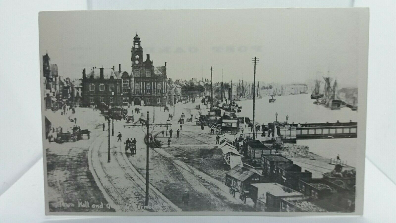Vintage Repro Postcard,Great Yarmouth Town Hall and Quay Circa 1880s ...