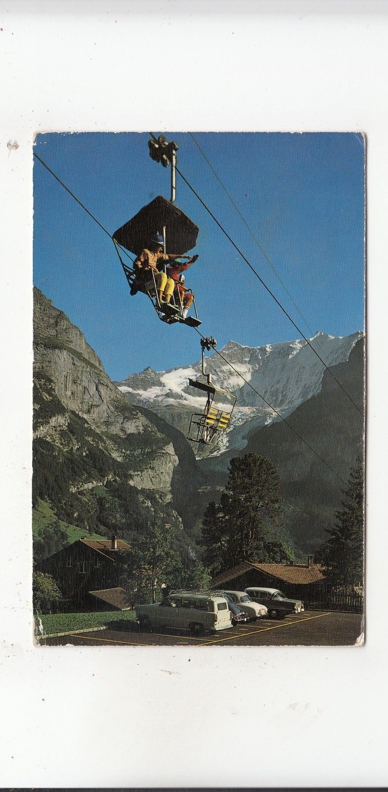 BF29283 grindelwald firstbahn mit fiescherhorner switzerland front/back ...