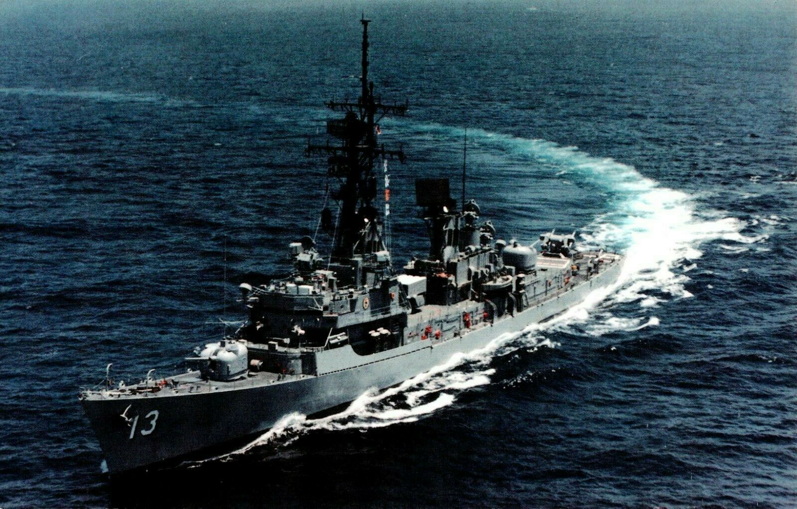Postcard USS Hoel DDG-13 Guided Missile Destroyer | Topics - Militaria ...