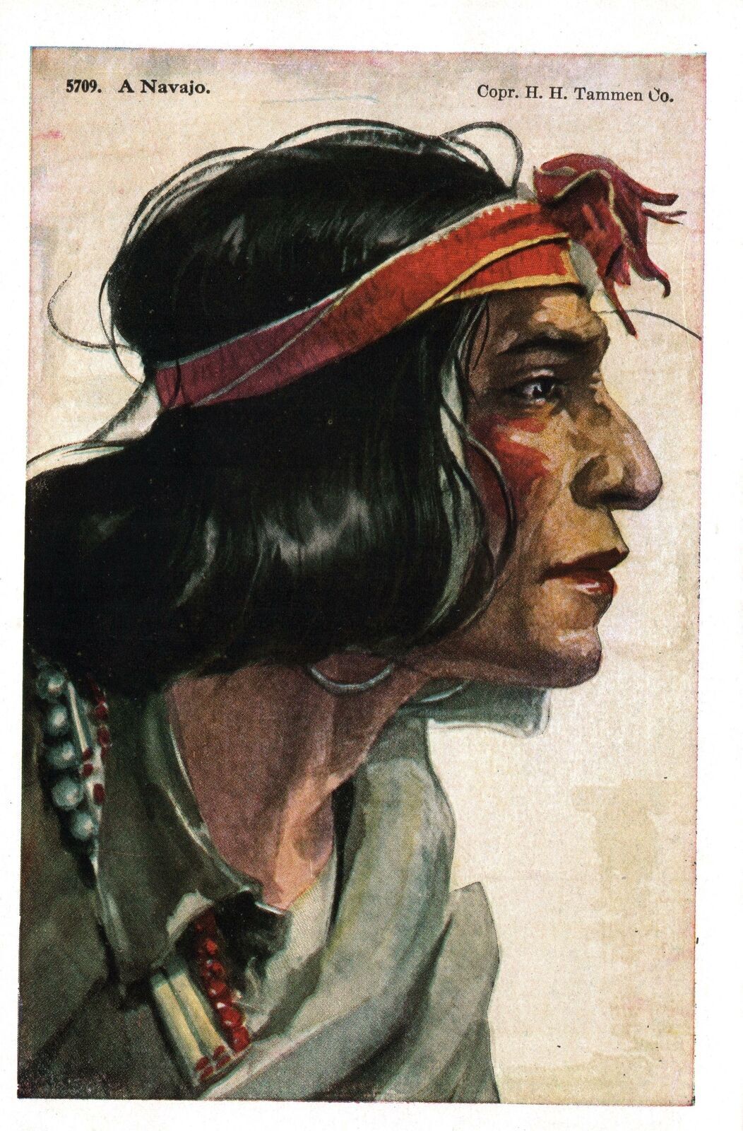 Chief Three Bears Smoking Pipe Montana & a Navajo Portrait Soft Picture ...