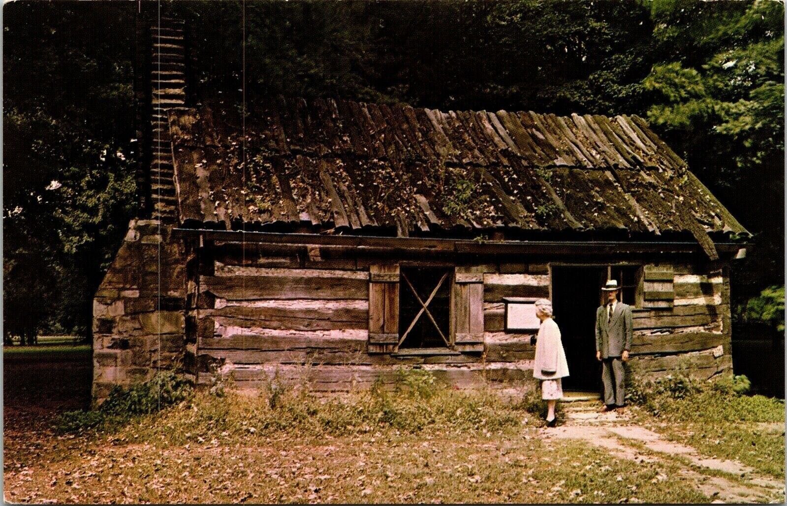 Mentor Ohio OH Lawnfield Home Garfield Log Cabin Birthplace Relica ...