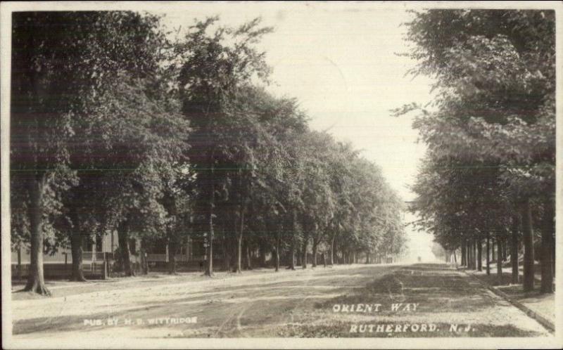 Rutherford NJ Orient Way 1907 Real Photo Postcard | United States - New ...