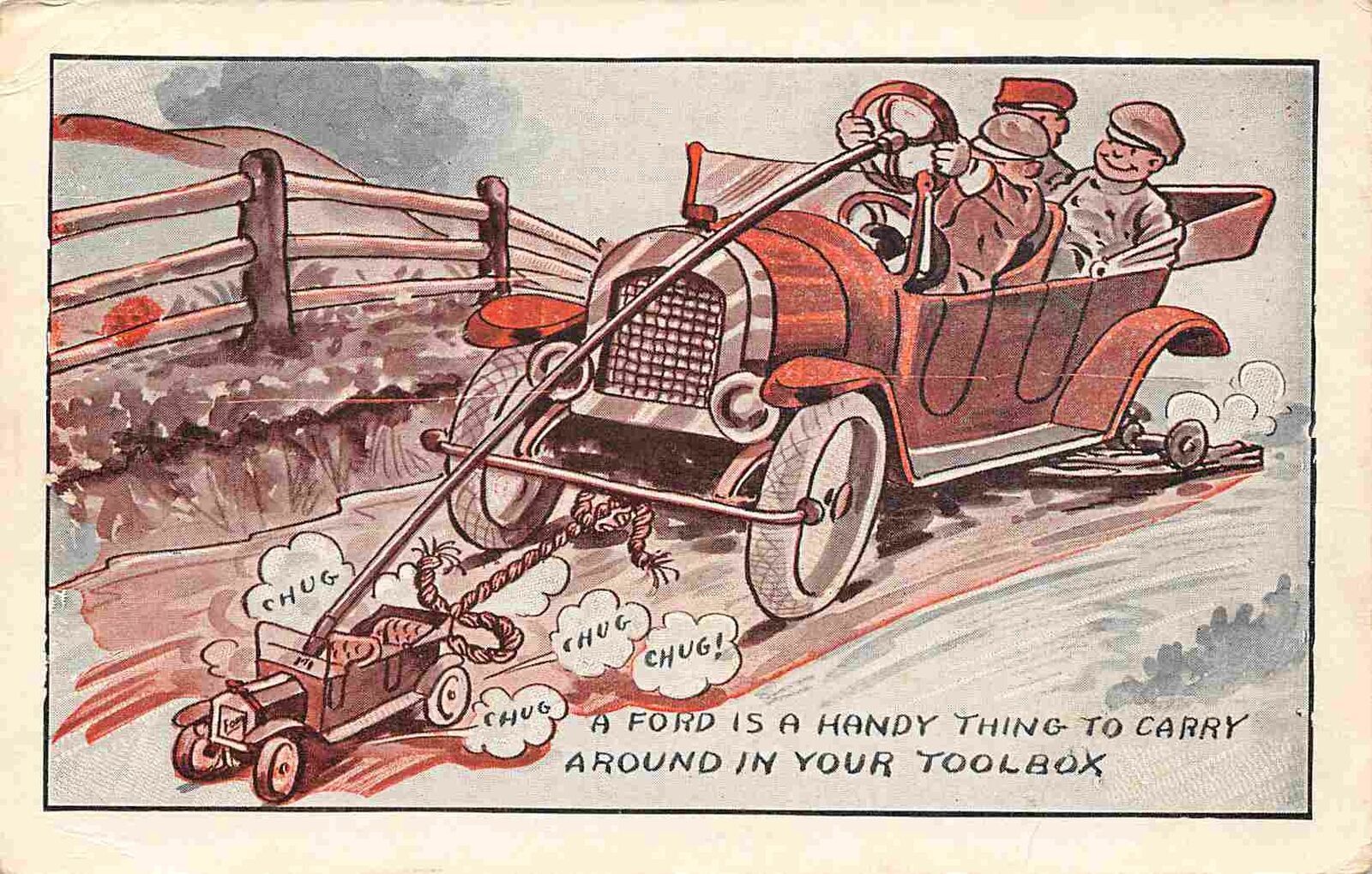 A Ford Is A Handy Toolbox To Carry Around Automobile Ford Comic ...