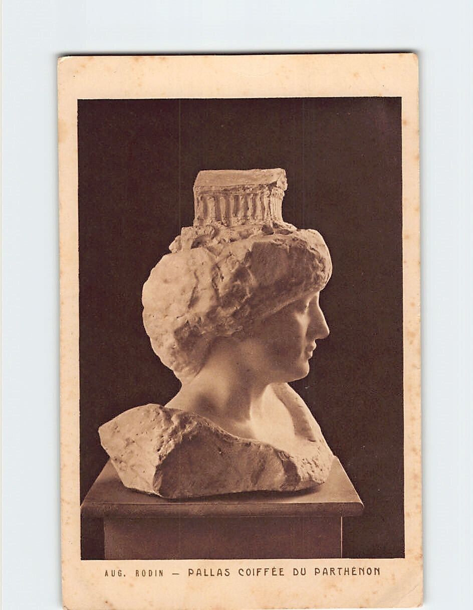 Postcard Pallas Coiffée Du Parthénon, Rodin, Paris, France | Europe ...