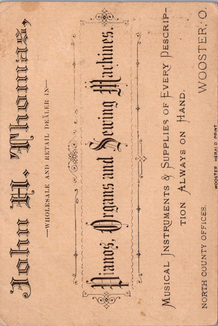 K12/ Victorian Trade Card 1890s Advertising Hunting Gun Wooster Ohio ...