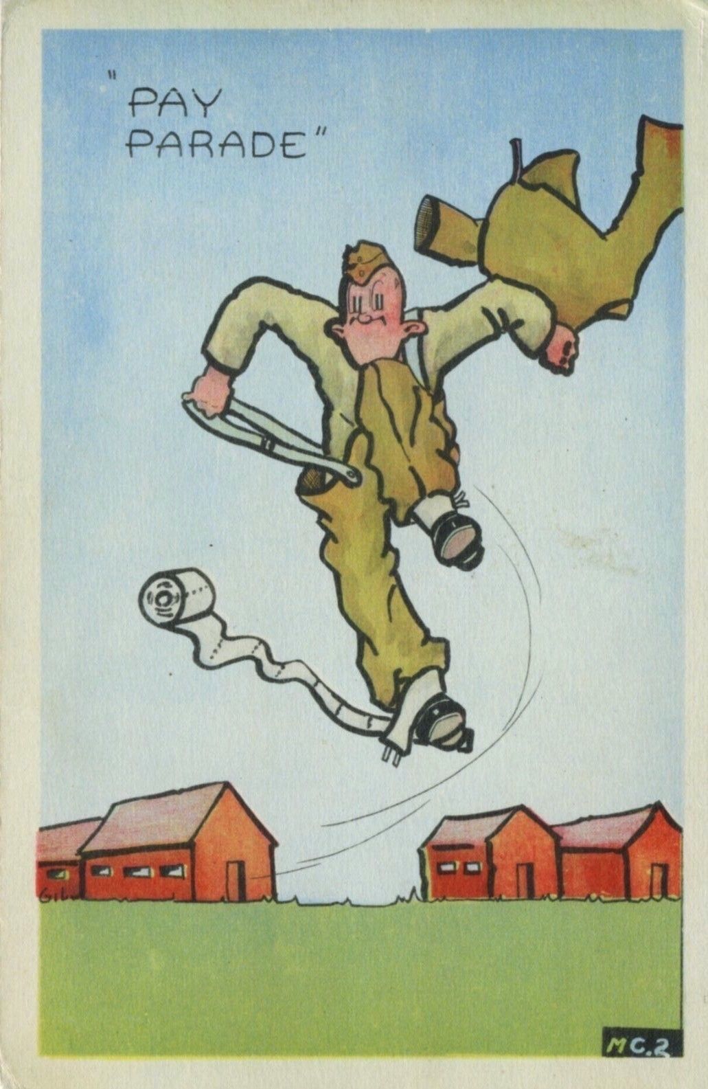 Pay Parade US Army USA Military Comic Humor Funny Free Soldier PECO ...