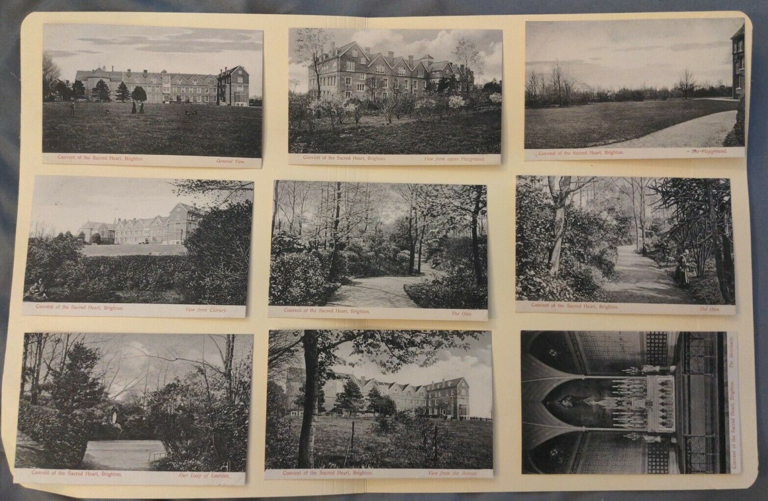 Brighton, England, UK - collection of 14 postcards - Convent of the ...