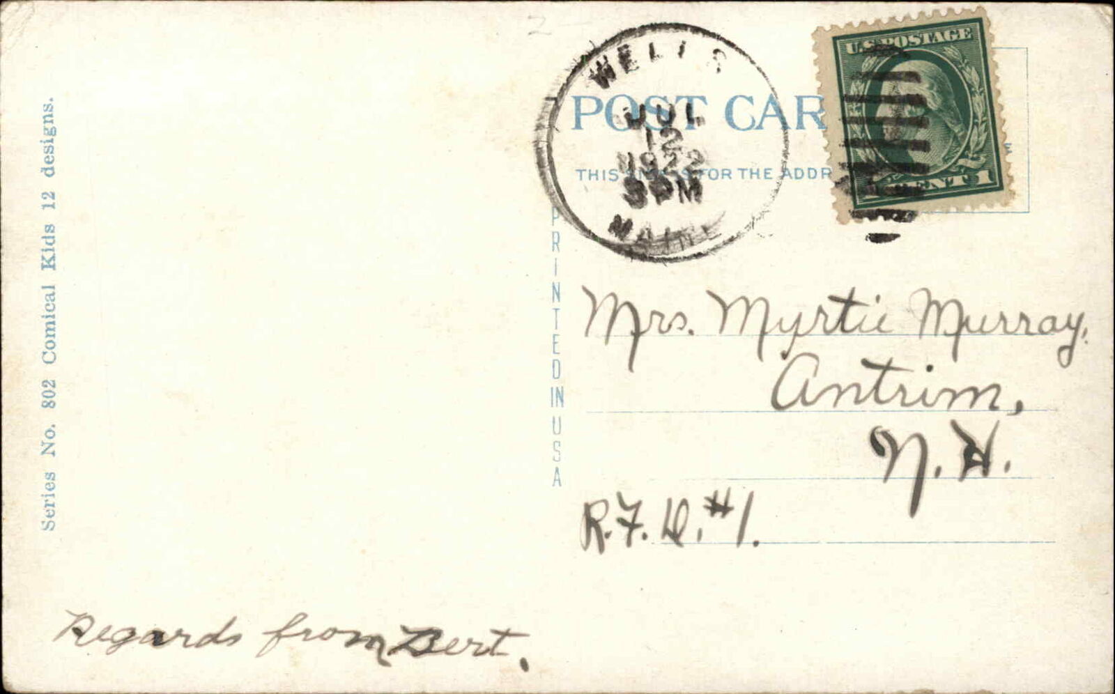 Charles Twelvetrees? Sweet Little Boy Picket Fence Series 802 c1920 ...