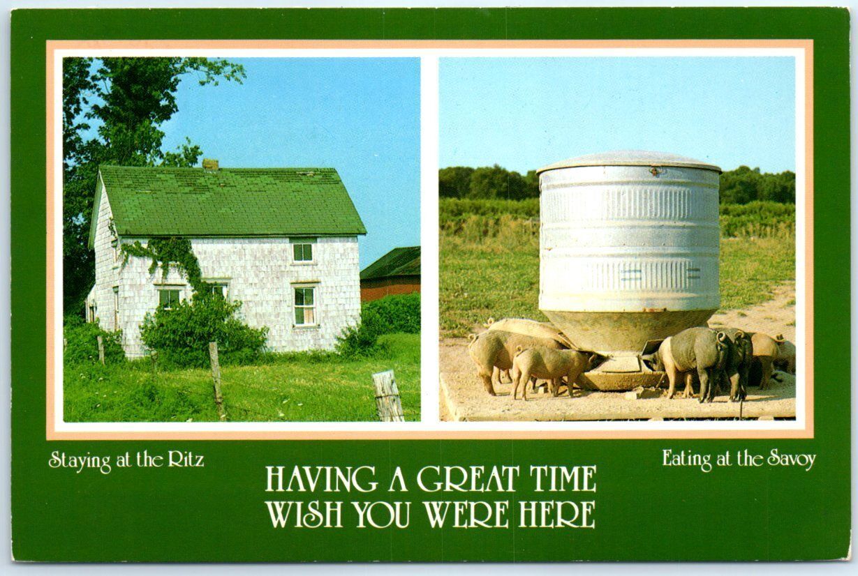 Staying at the Ritz-Eating at the Savoy-Having a great time-Wish you ...