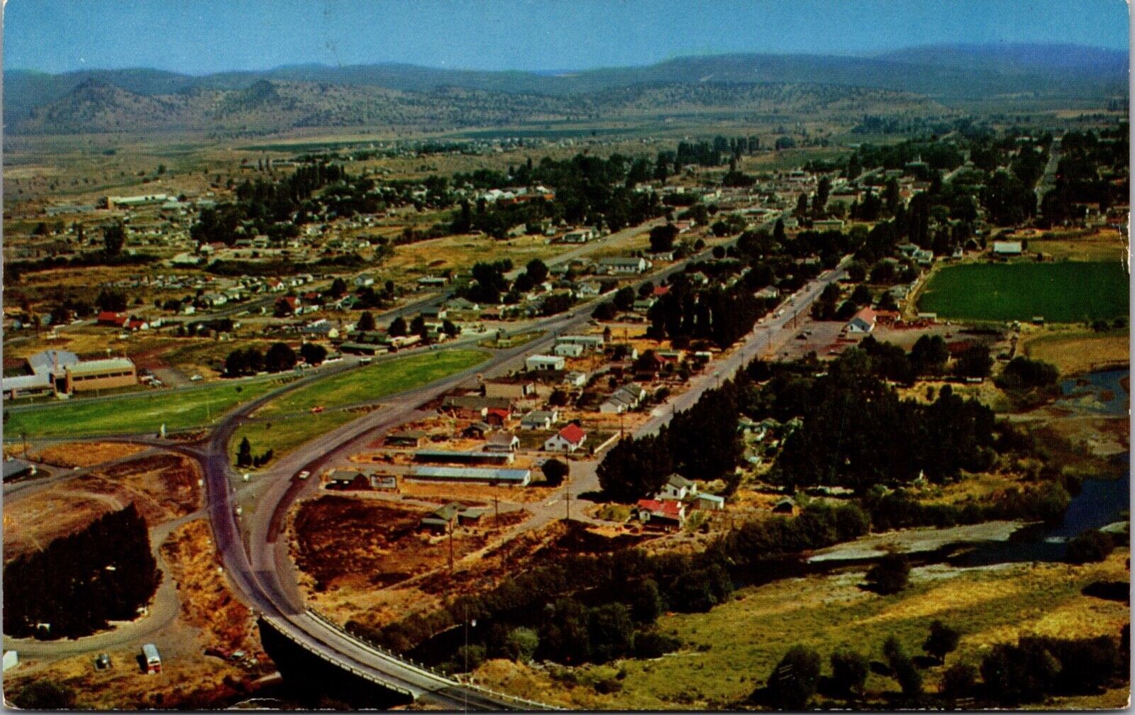 Postcard Prineville, Oregon from Table Ledge at Ochoco State Park ...