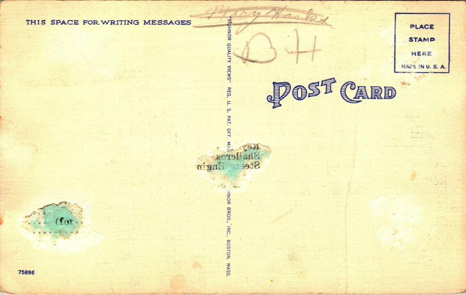 Comic Risqué Play Post Office If You Get the Right MALE Linen Postcard ...