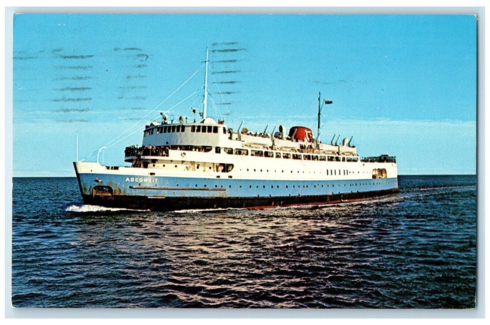 1966 MVS Abegweit Ice Breaker Car Passenger Cape Borden PEI Canada ...