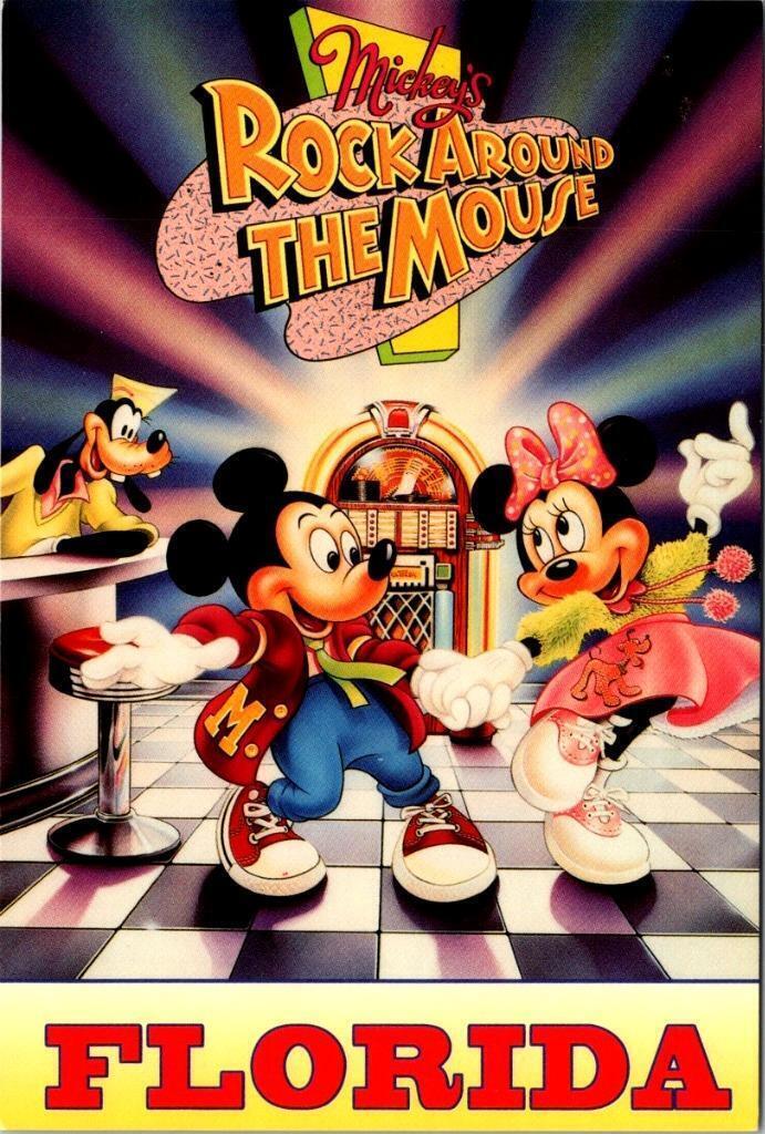 Florida DISNEY~MICKEY'S ROCK AROUND THE MOUSE Minnie~Poodle Skirt 4X6 ...