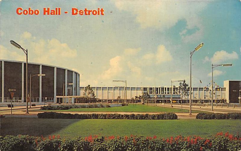 Cobo Hall And Arena One And One Half Million Square - Detroit, Michigan ...