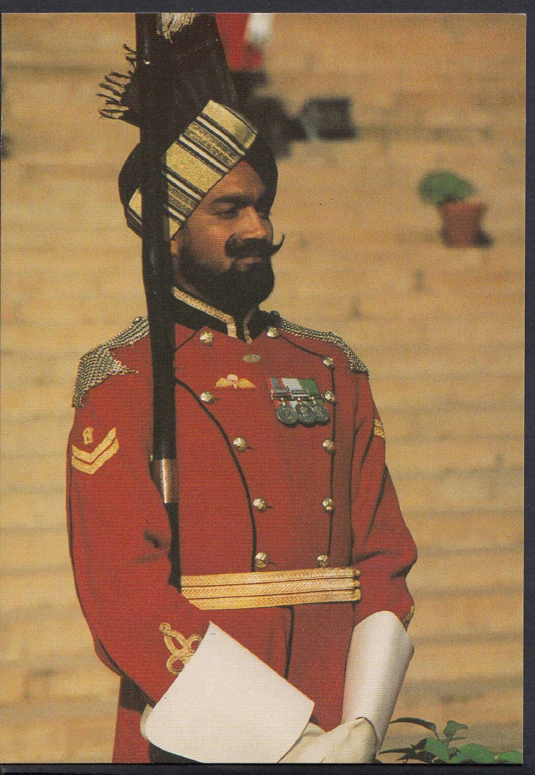 Military Postcard - Soldiers - The President's Bodyguard of India, 1995 ...
