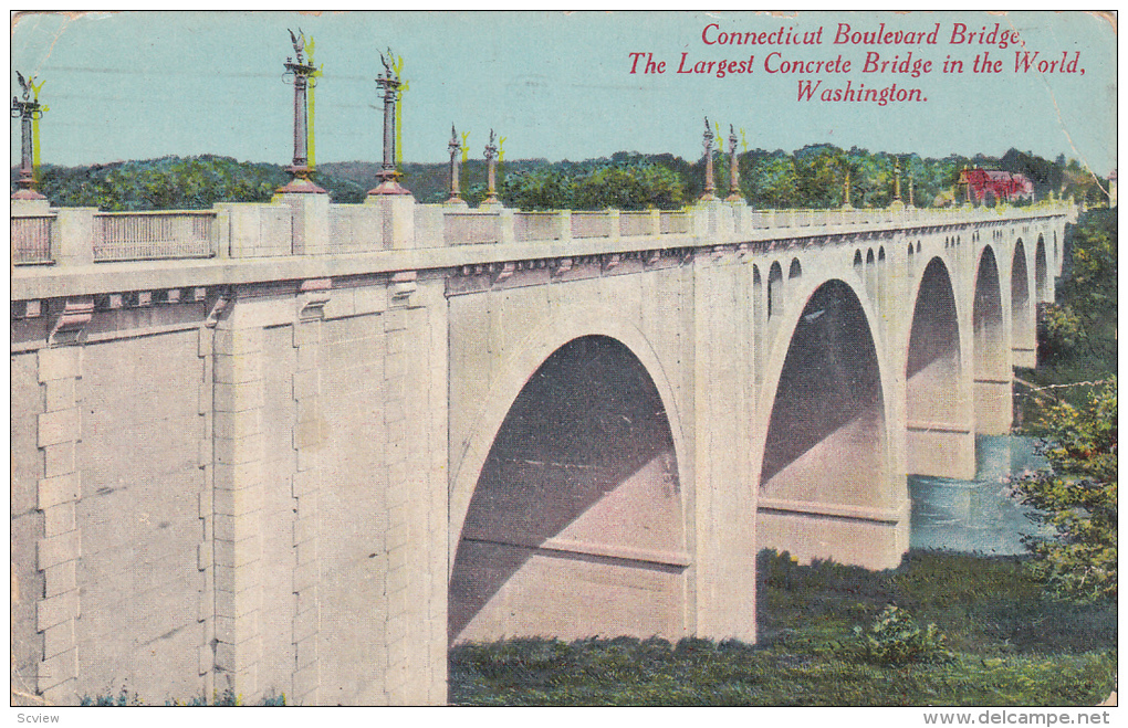 Connecticut Boulevard Bridge, The Largest Concrete Bridge In The World ...