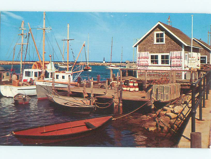 Pre-1980 BOAT SCENE Menemsha At Chilmark - Martha'S Vineyard MA AF4529 ...