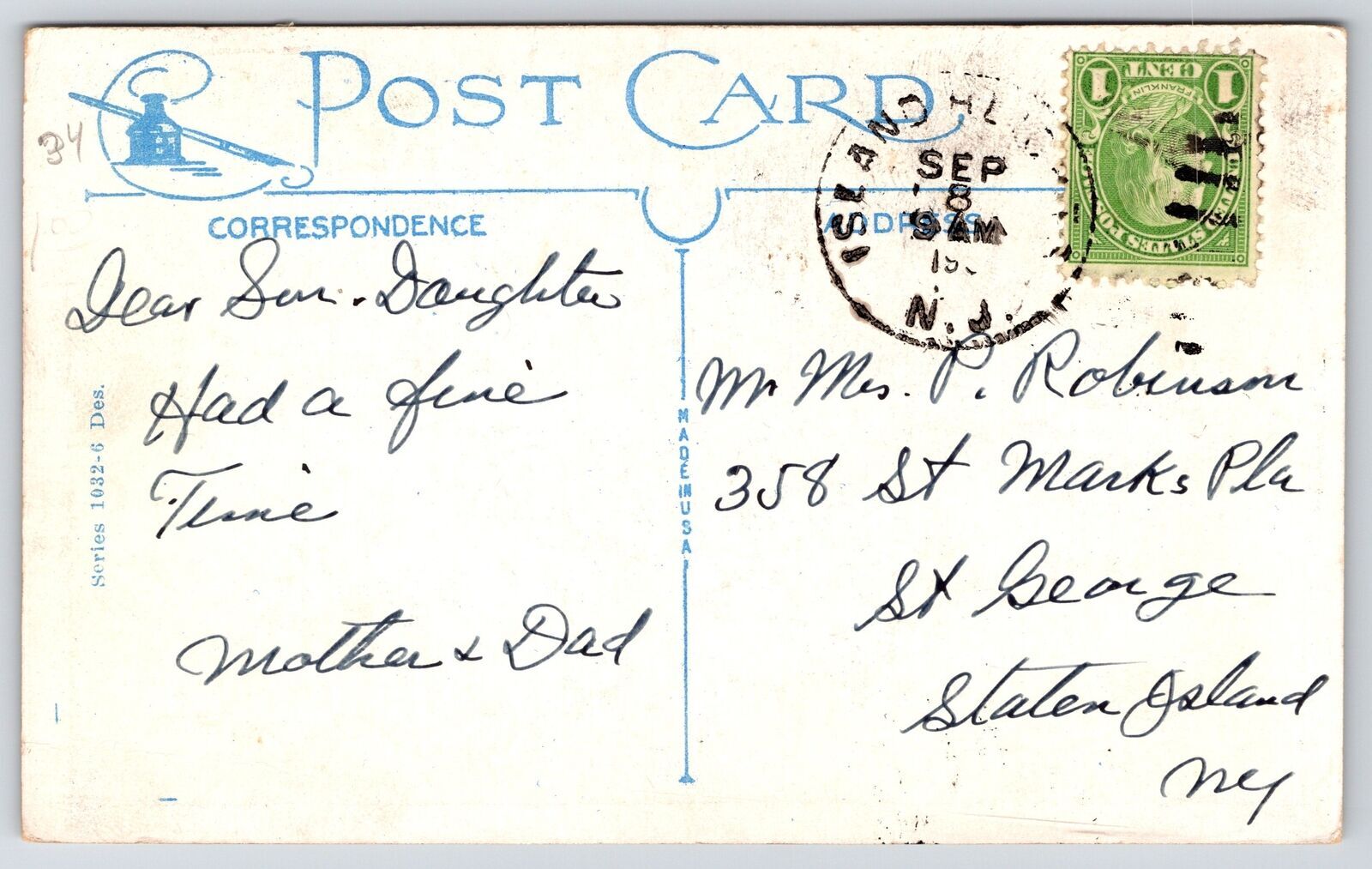 "I Got A New Gal Here", Lady & Guy Beach Bathing Ocean, Comic, Vintage Postcard | Other ...