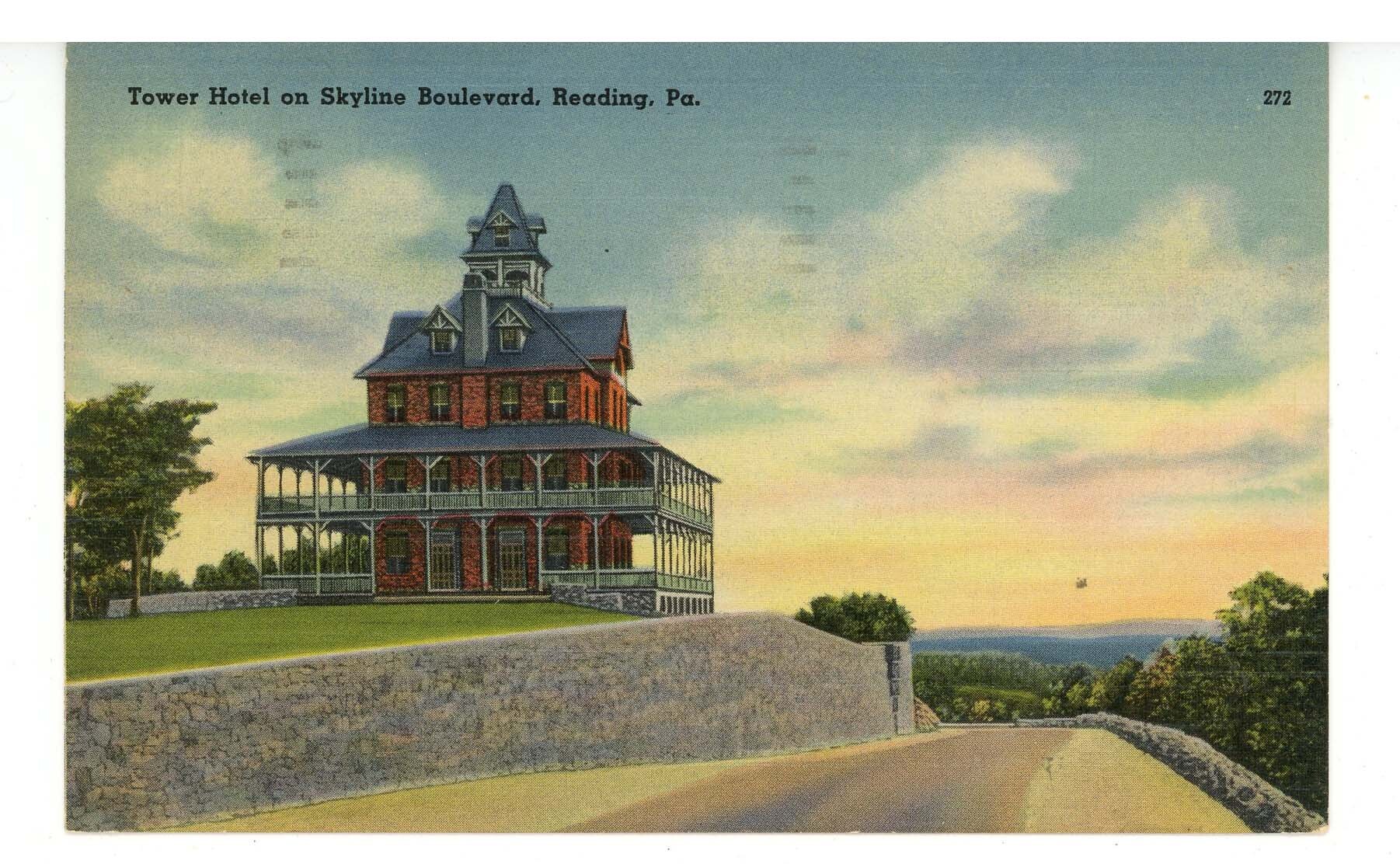 PA - Reading. Tower Hotel on Skyline Boulevard | United States ...