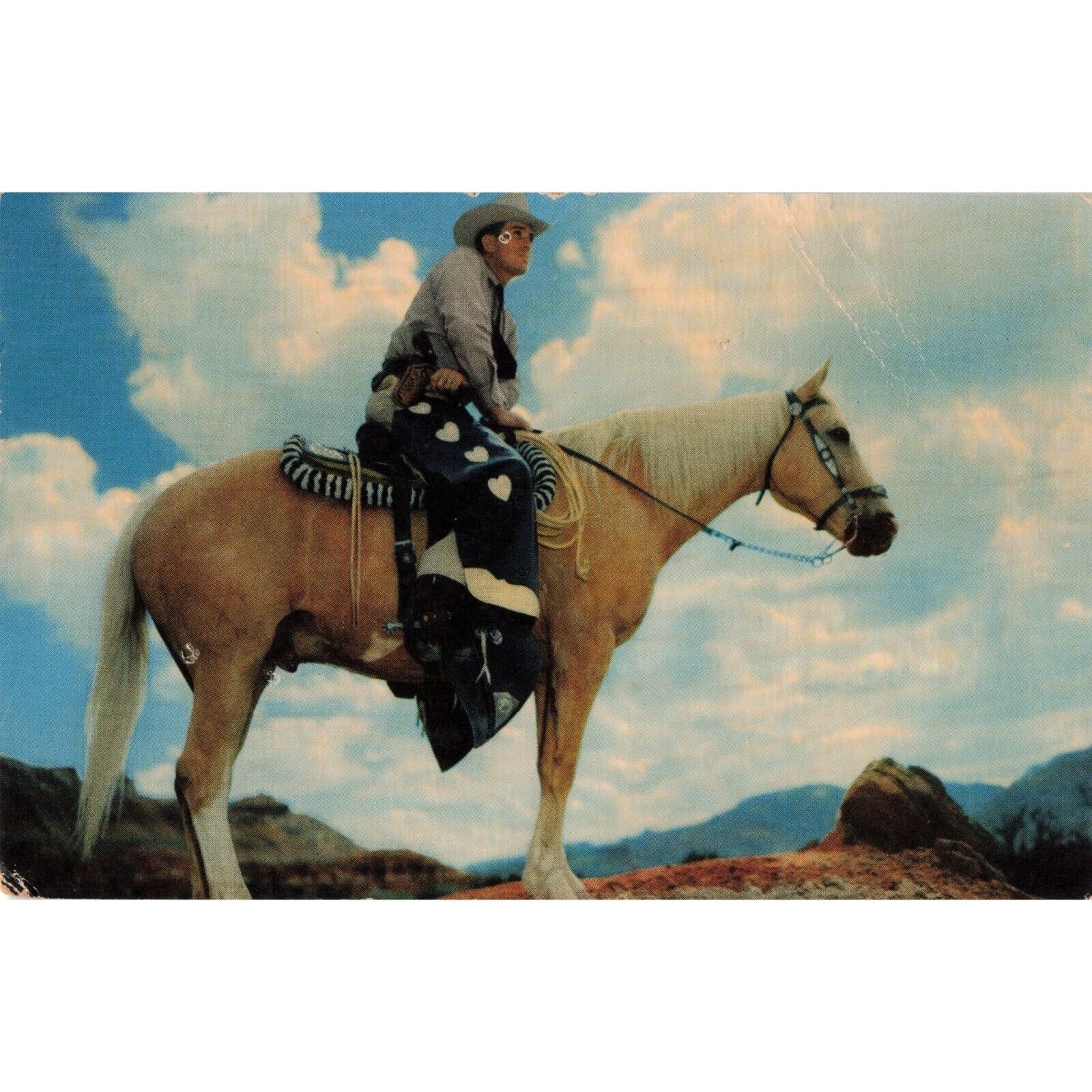 Texas Ranger Heart Chaps Cowboy Hat Horse Postcard / 2R4-649 | United ...