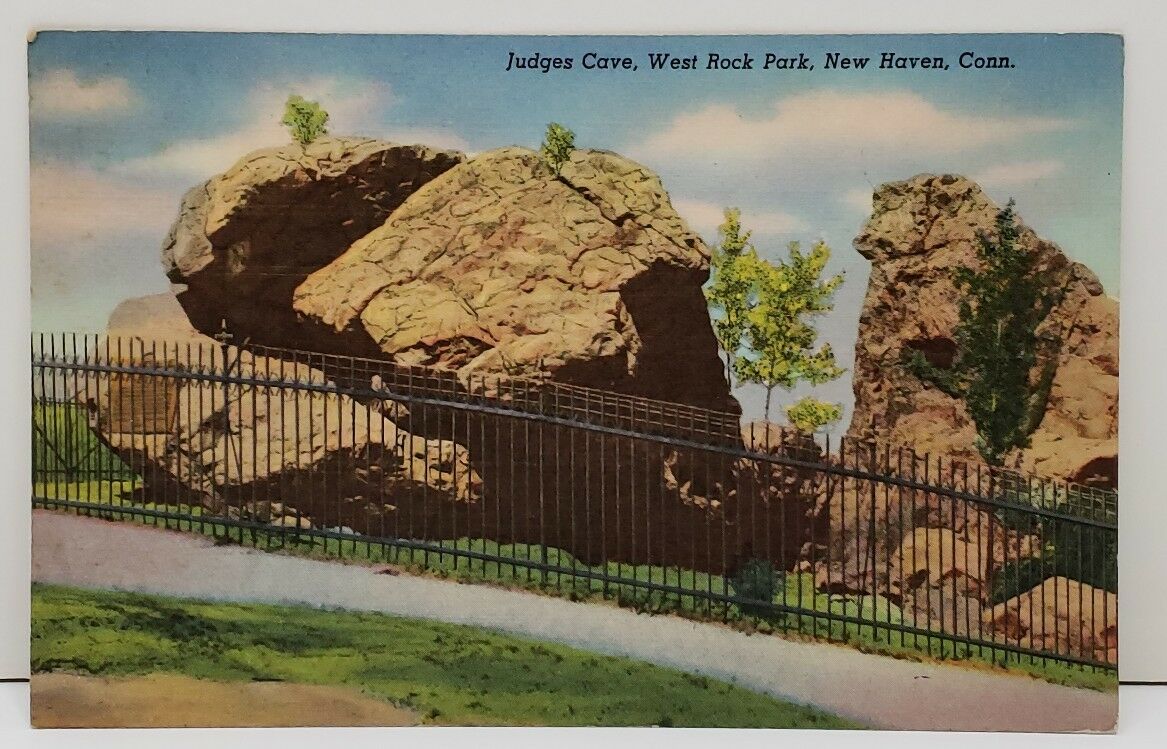 New Haven Connecticut Judges Cave West Rock Park Postcard B3 | United ...