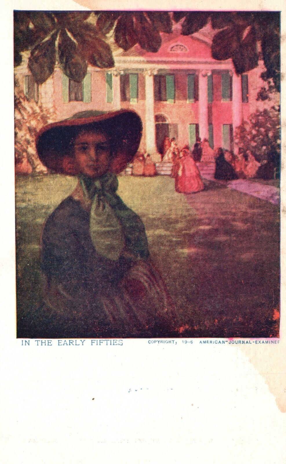 Vintage Postcard 1900's In The Early Fifties Portrait of a Beautiful ...