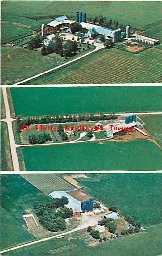 IA, Rolfe, Iowa, Simonson Farm Company, Aerial View, MultiView, Zenith ...