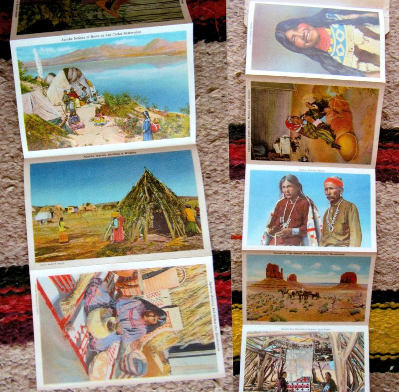 Indian Life in the Southwest Postcard Photo Folder Hopi, Navajo, Native ...