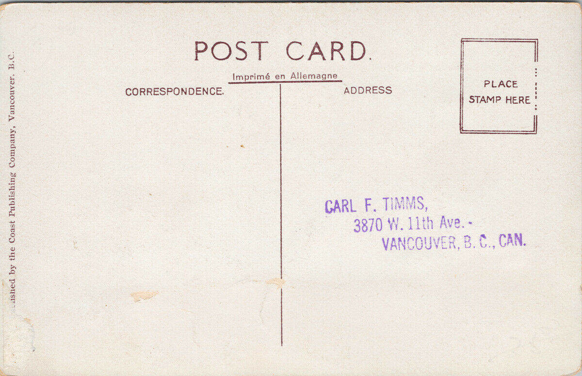 SS 'Princess Adelaide' Steamship Steamer (to Carl Timms Vancouver ...