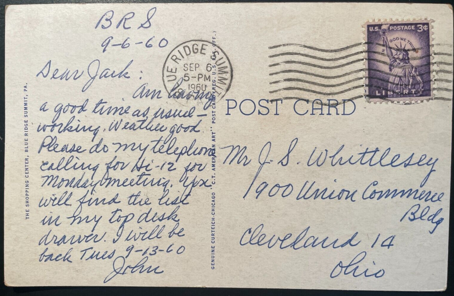 Vintage Postcard 1960 Hawley Memorial Presbyterian Church, Blue-Ridge ...