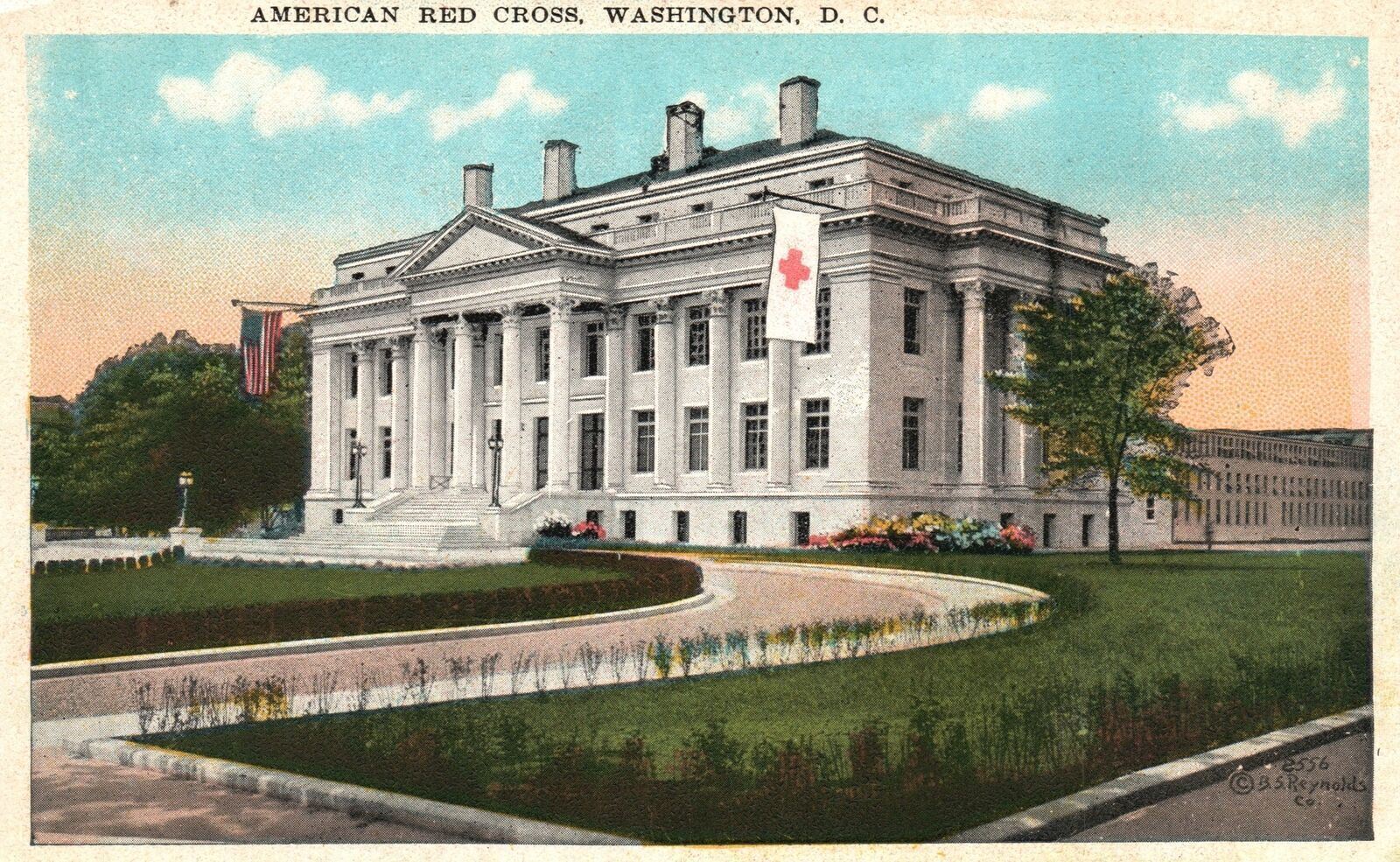 Vintage Postcard American Red Cross Building Civil War Memory ...