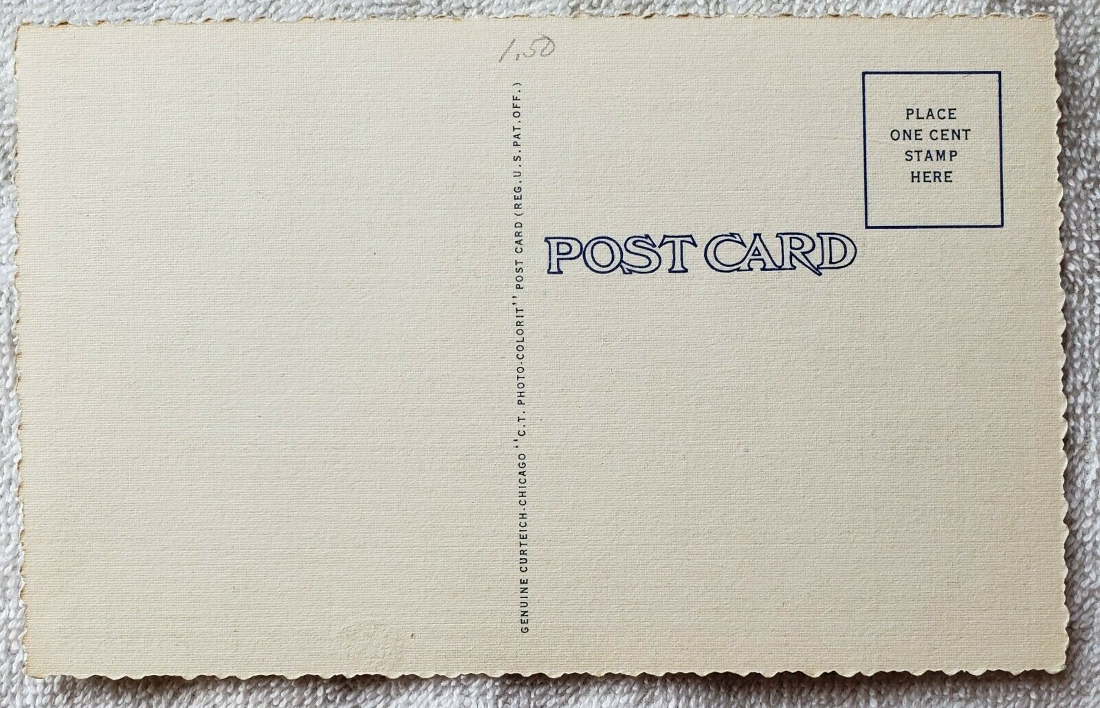 Linen postcard:Colonial Room, Smithsonian, U.S. National Museum ...