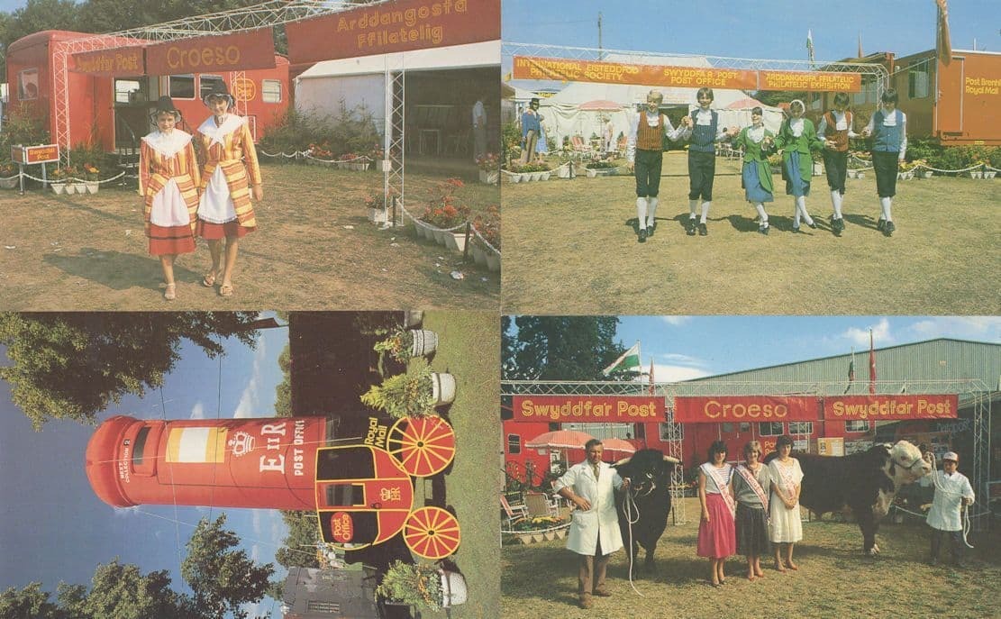 Royal Mail Welsh Flower Festival Exhibition 4x 1980s Postcard s ...
