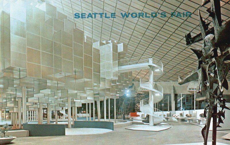 Postcard WA Seattle Worlds Fair Washington State Coliseum 1962 Vintage ...