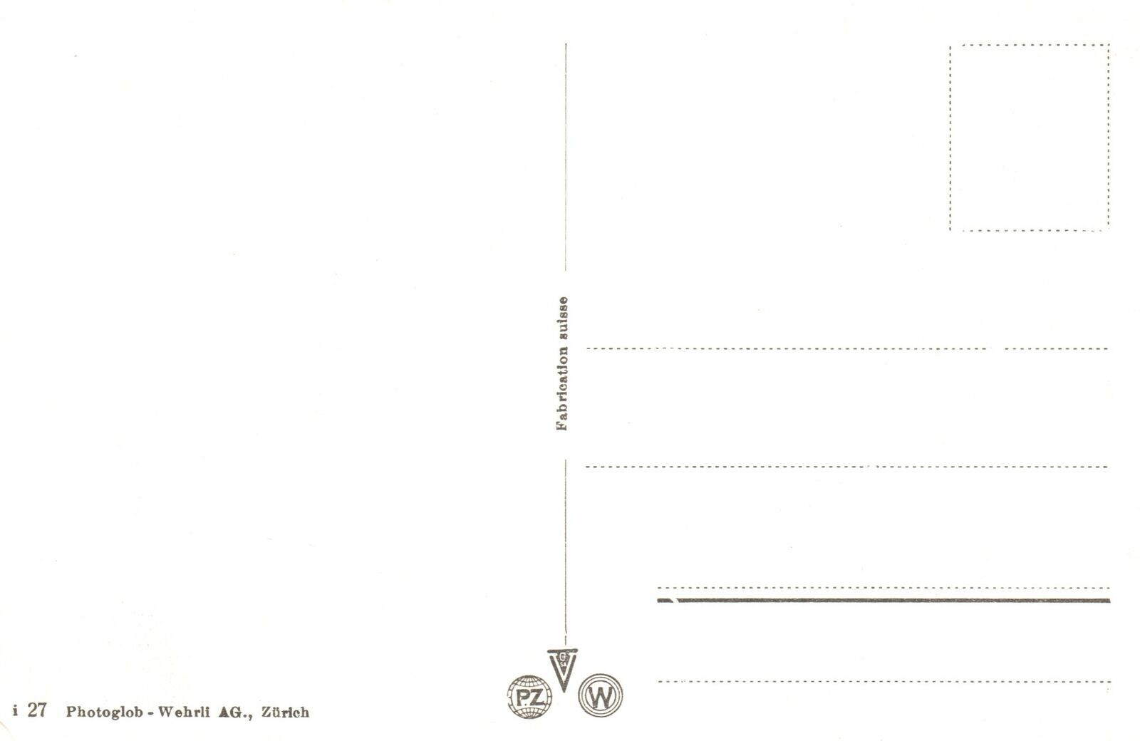 Vintage Postcard Zurich Historical Places Lakeview, Towers & Buildings ...