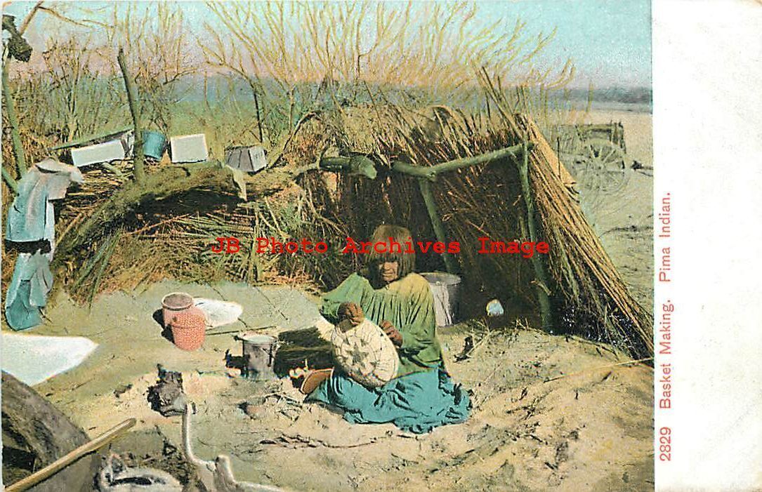Native American Pima Indian, Basket Making, Adolph Selige No 2829 ...