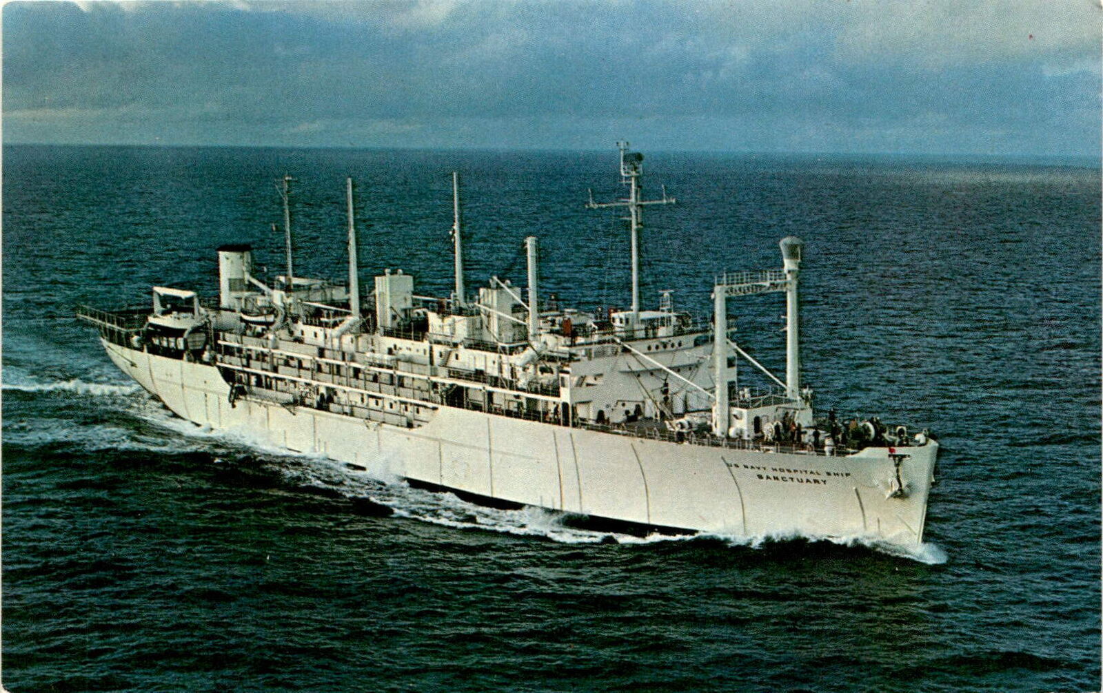 U.S.S. Sanctuary (AH-17), United States Navy, hospital ship, commissary ...