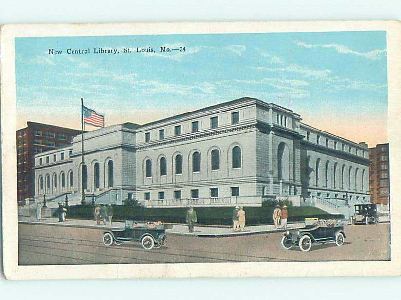 W-Border LIBRARY SCENE St. Louis Missouri MO hs2685 | United States ...