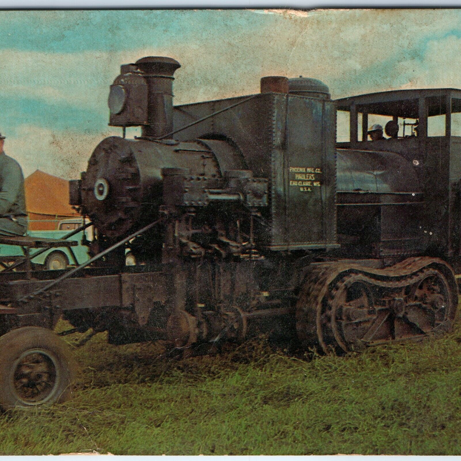 c1970s Cedar Falls, IA 100hp Phoenix Logger Black Hawk Steam Engine ...