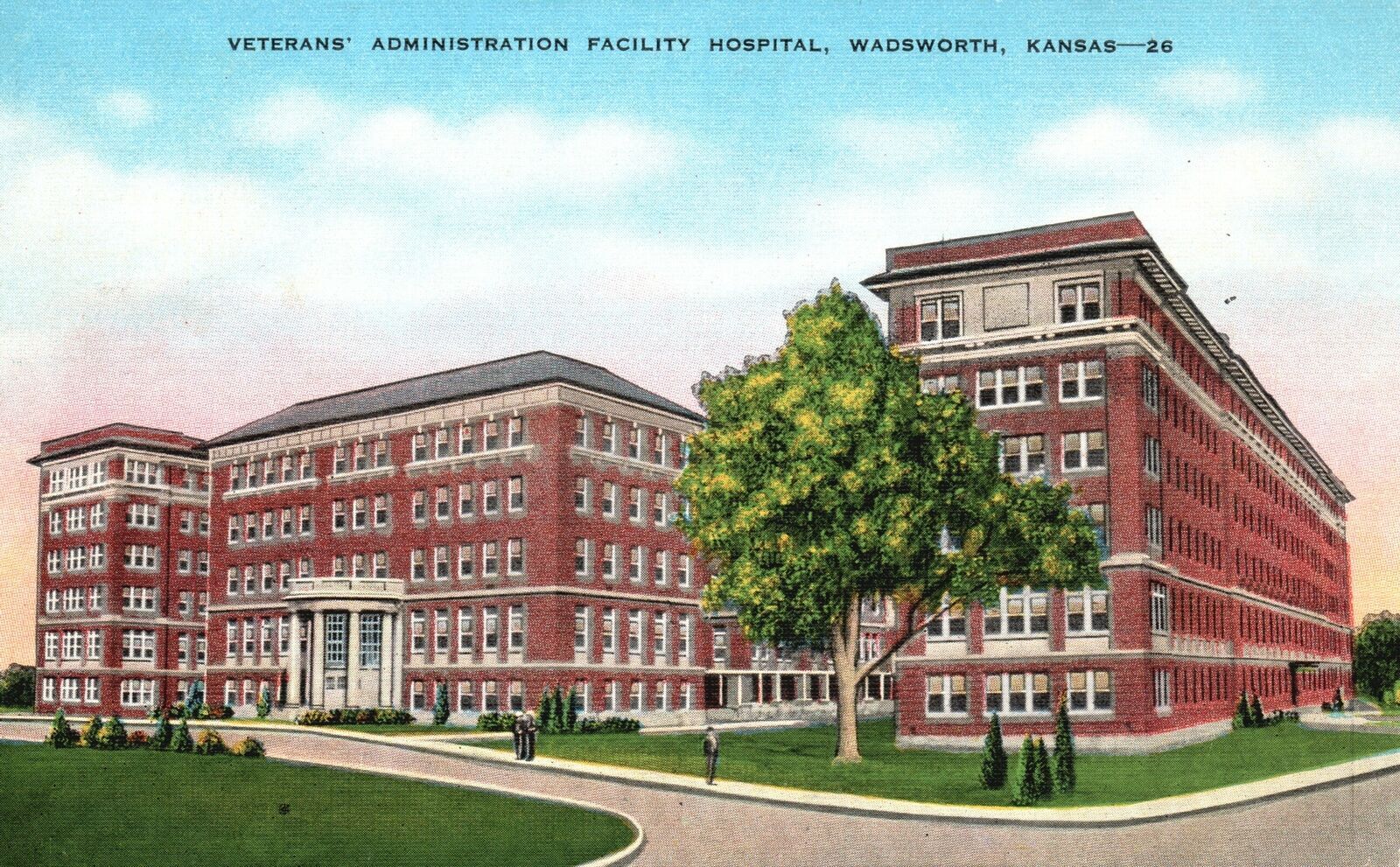 Vintage Postcard 1945 Veterans Administration Facility Hospital ...