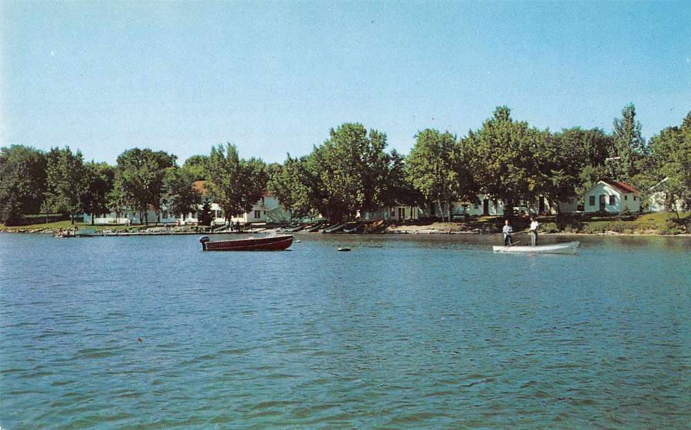 Battle Lake Minnesota Battle Lake Lodge Lake Vintage Postcard J56415 ...