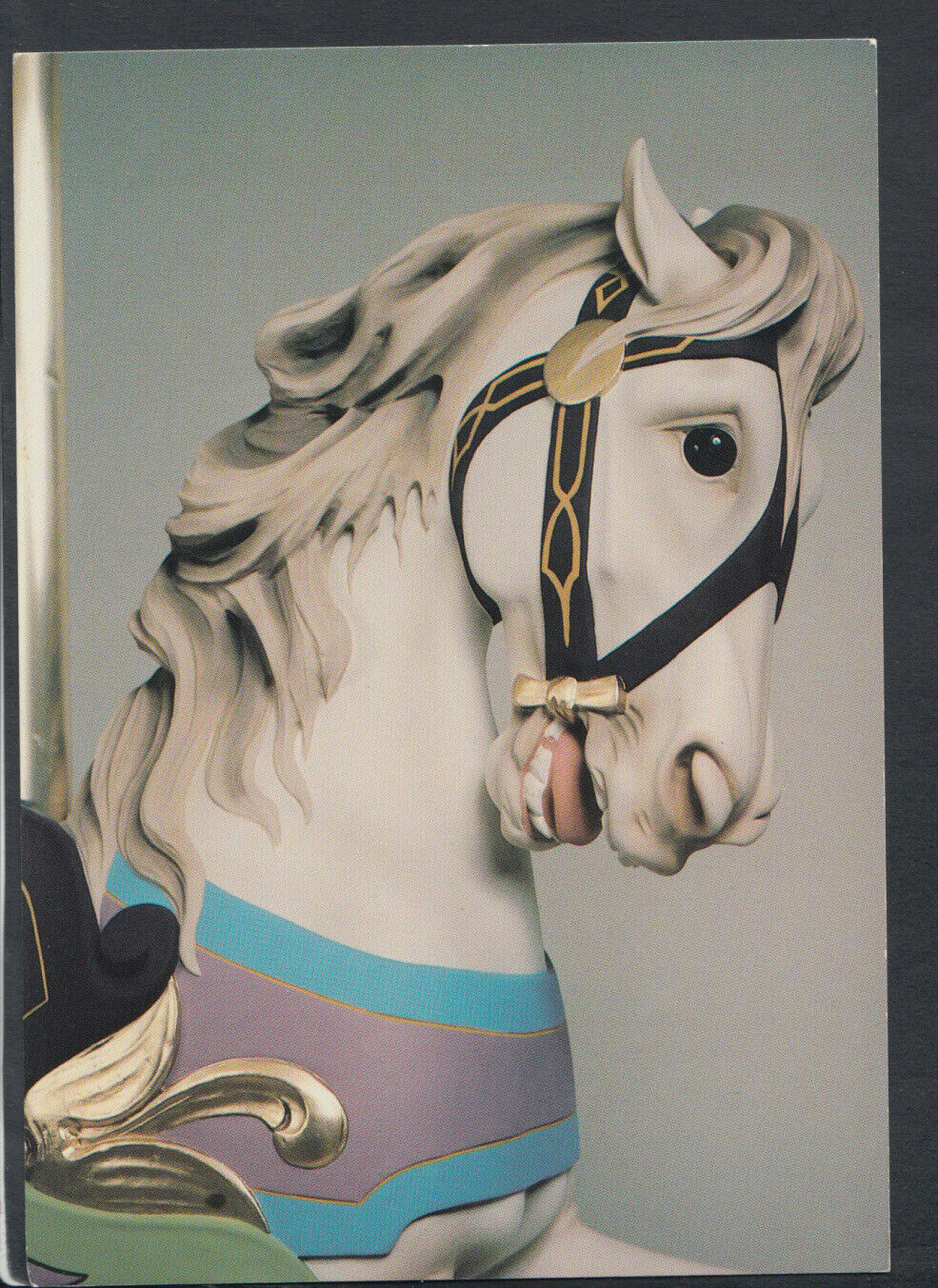 Fairground Postcard - Carousel Horse, Seabreeze Park, Rochester, New ...