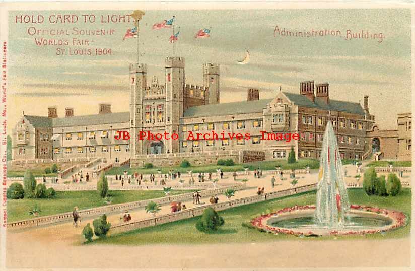 St Louis Worlds Fair, Administration Building, Water Fountain, HTL, Sam ...