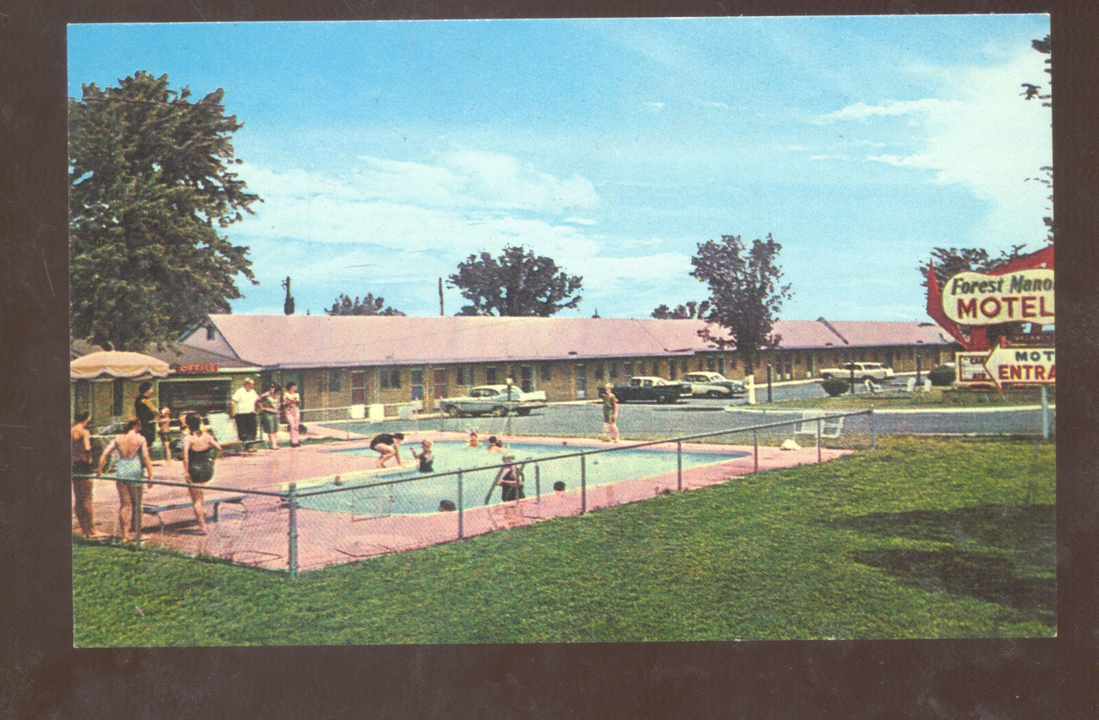 Lebanon Missouri Route 66 Forest Manor Motel Swimming Pool Vintage ...
