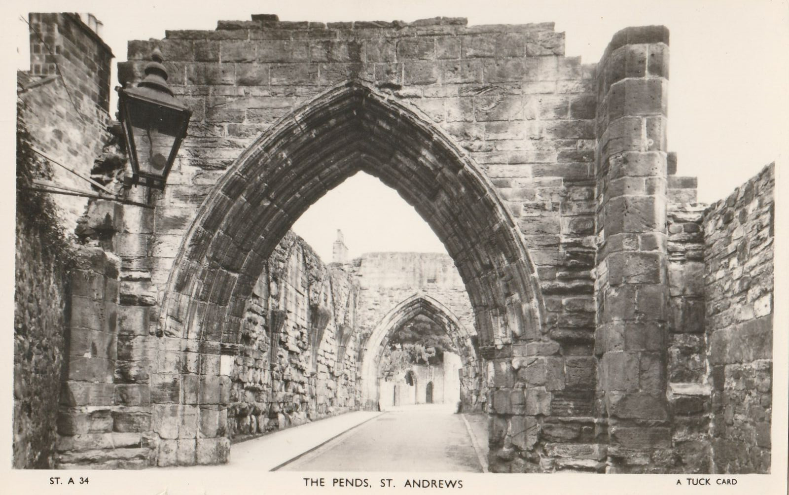 Vintage Postcard the Pends at ST. Andrews Scotland - Raphael Tuck Card ...