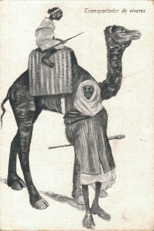 Morocco Caricature Funny Humor 1920´s Transportador de viveres 04.58 ...