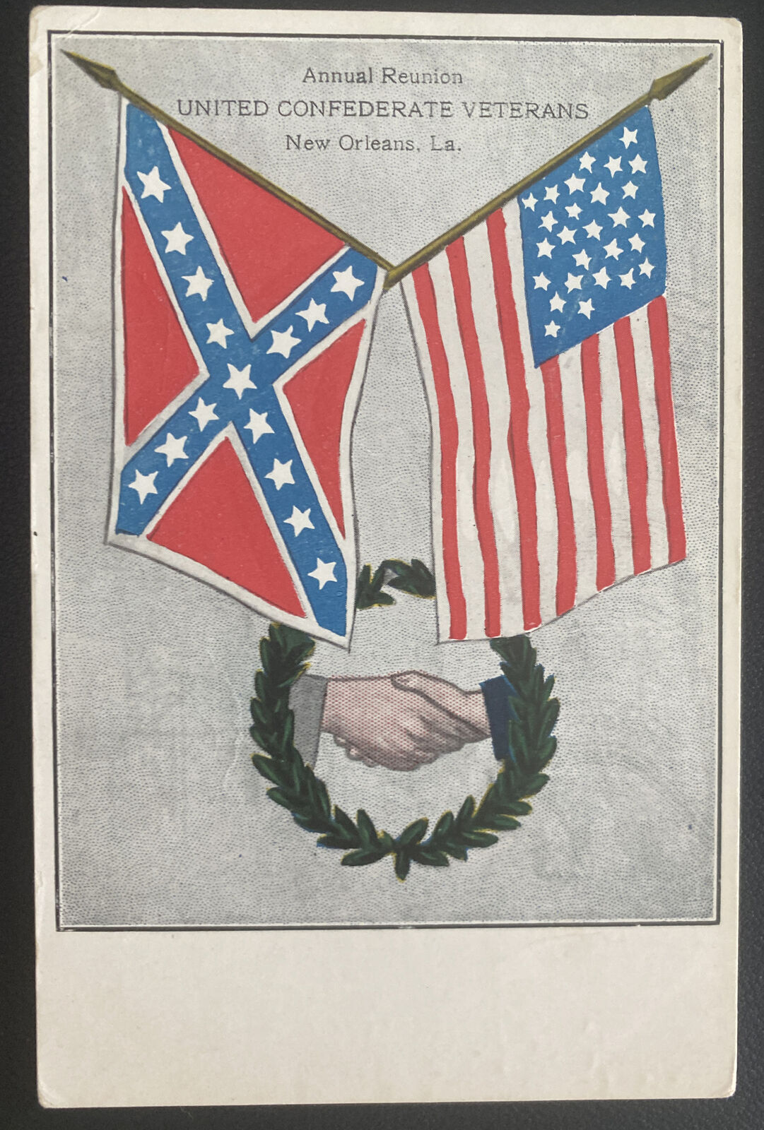 1907 USA Picture Postcard PPC Civil War Confederate Veterans Reunion ...