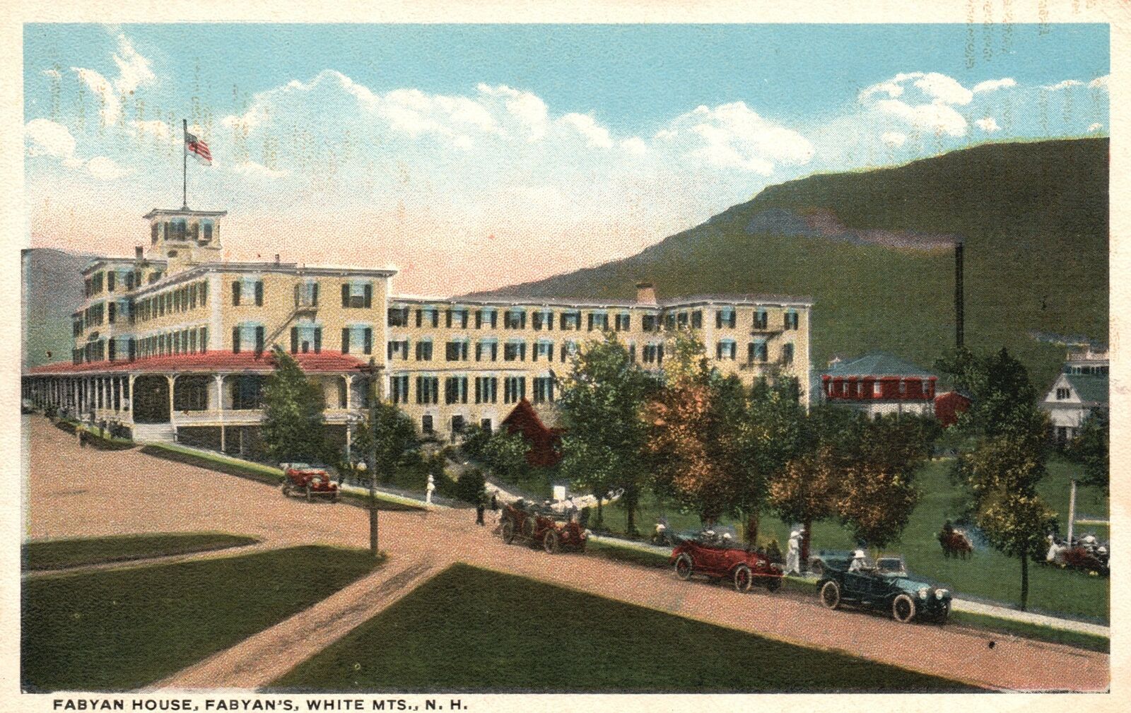 Vintage Postcard Fabyan House Landmark Fabyan's White Mountains New ...